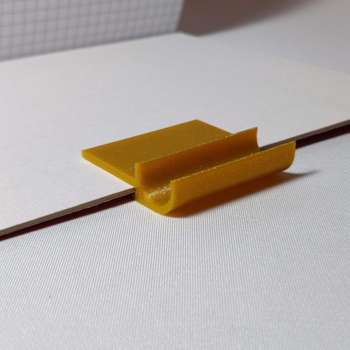 3D Printable Notebook pen clip for 3D Printable Bolt Action Pen by Jens ...