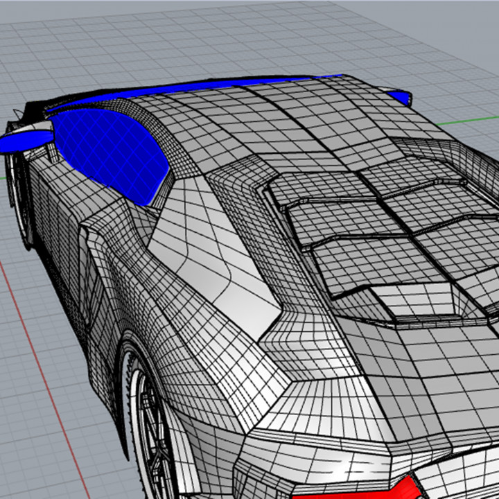 3D Printable Lambo by Jose