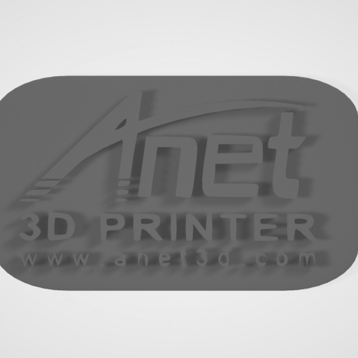 3D Printable Anet Logo by Isaac Hempstead