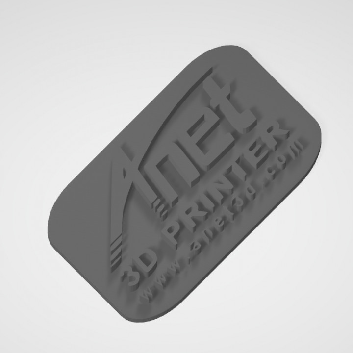 3D Printable Anet Logo by Isaac Hempstead