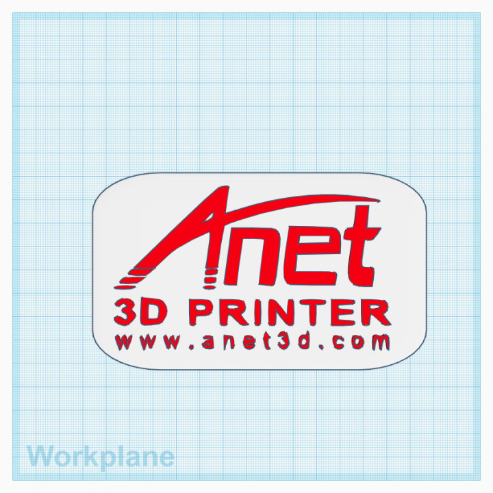 3D Printable Anet Logo by Isaac Hempstead