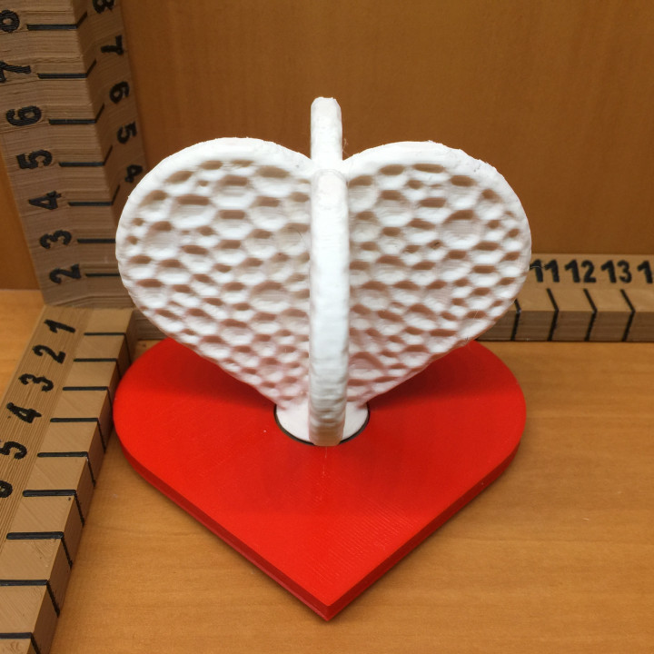3D Printable Heart -Standard -Version 3 -Heart Pinwheel by Star Labs 3D ...
