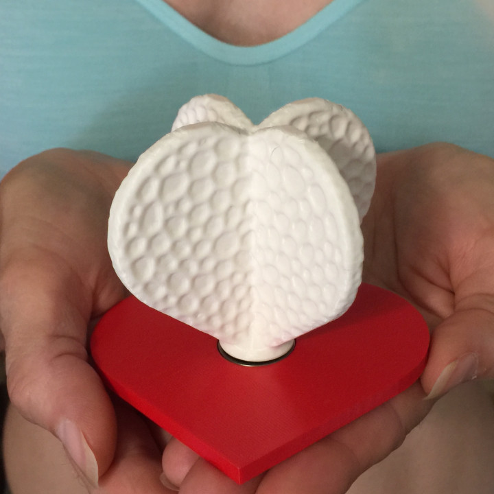 3D Printable Heart -Standard -Version 3 -Heart Pinwheel by Star Labs 3D ...