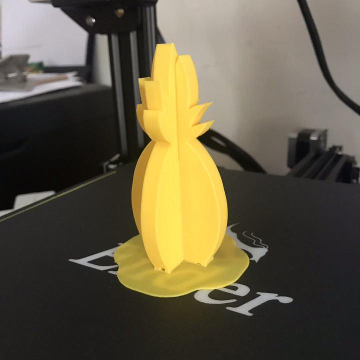 3D Printable Pineapple 2 pieces by Jorge Miguel Paiva