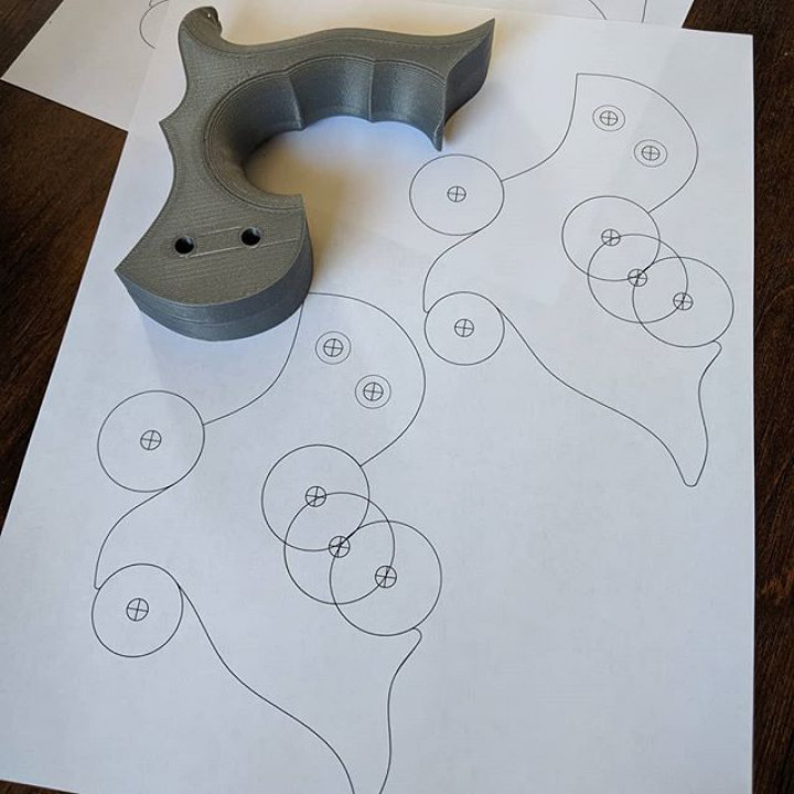 3D Printable Backsaw Handle Patterns by Connor M