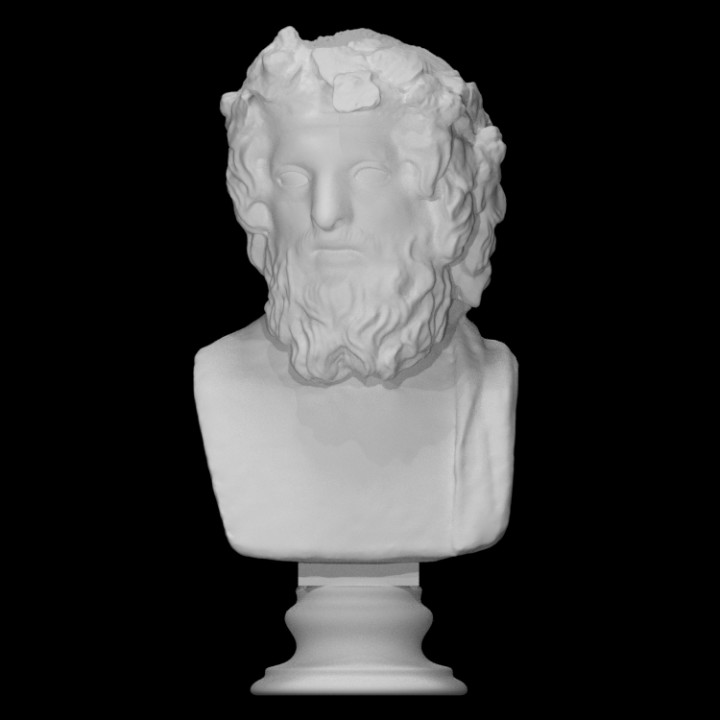 3D Printable Bust of Dionysus by Scan The World