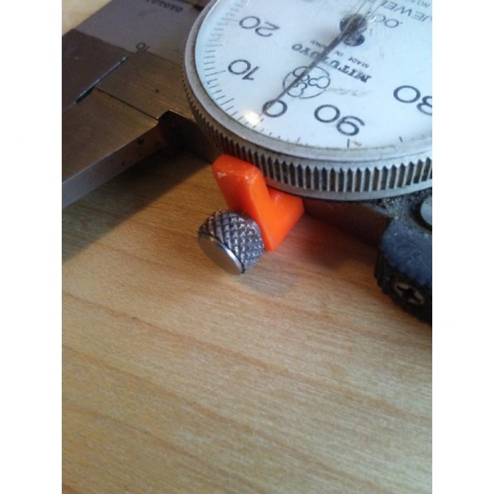 3D Printable Dial caliper bezel lock by John Gregory