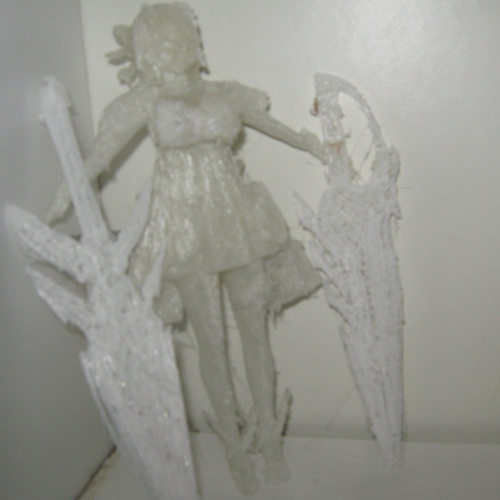 3D Printable Mythra xenoblade chronicle 2 by Skrel