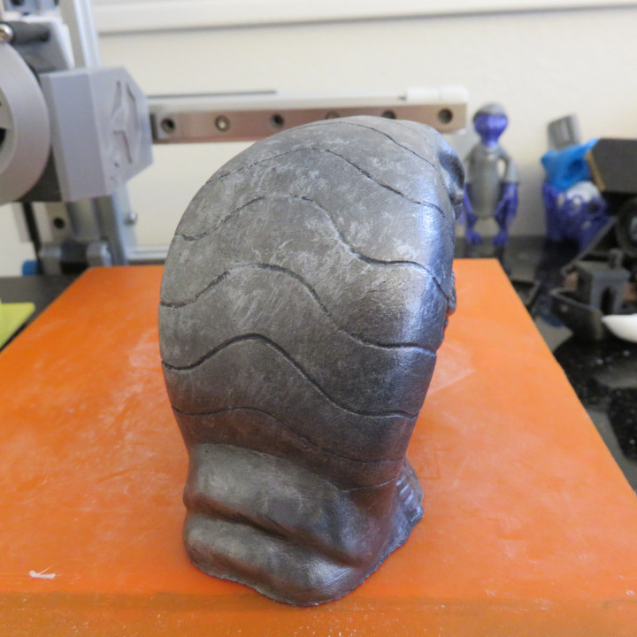 3D Printable Lizard Head by Racush Strago