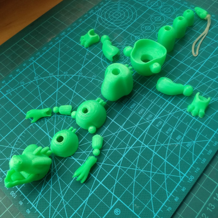 3D Printable Little Monster by Pan D Toys