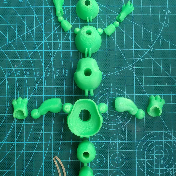 3D Printable Little Monster by Pan D Toys