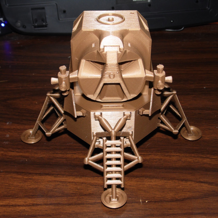 3D Printable Apollo 11 Lunar Module by Res Firma