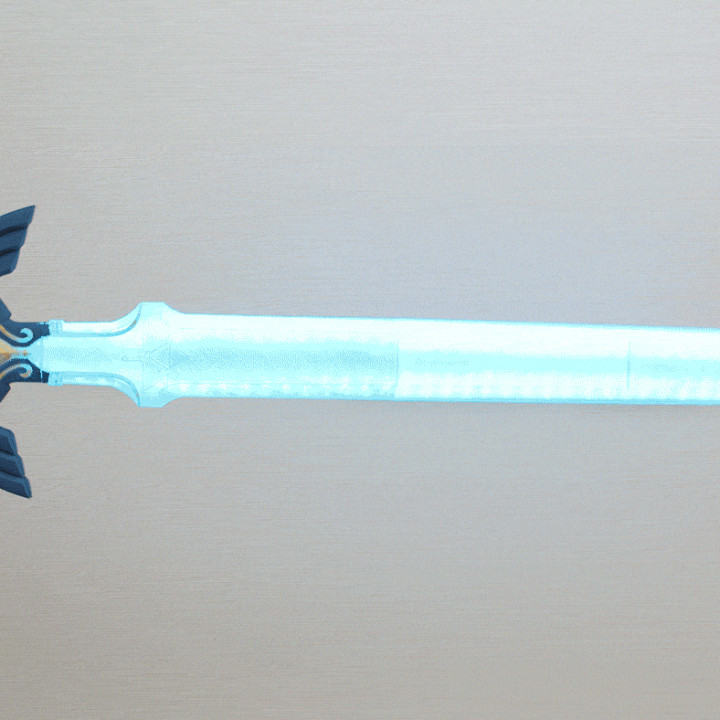 3D Printable LED Zelda Master Sword by Adafruit Industries
