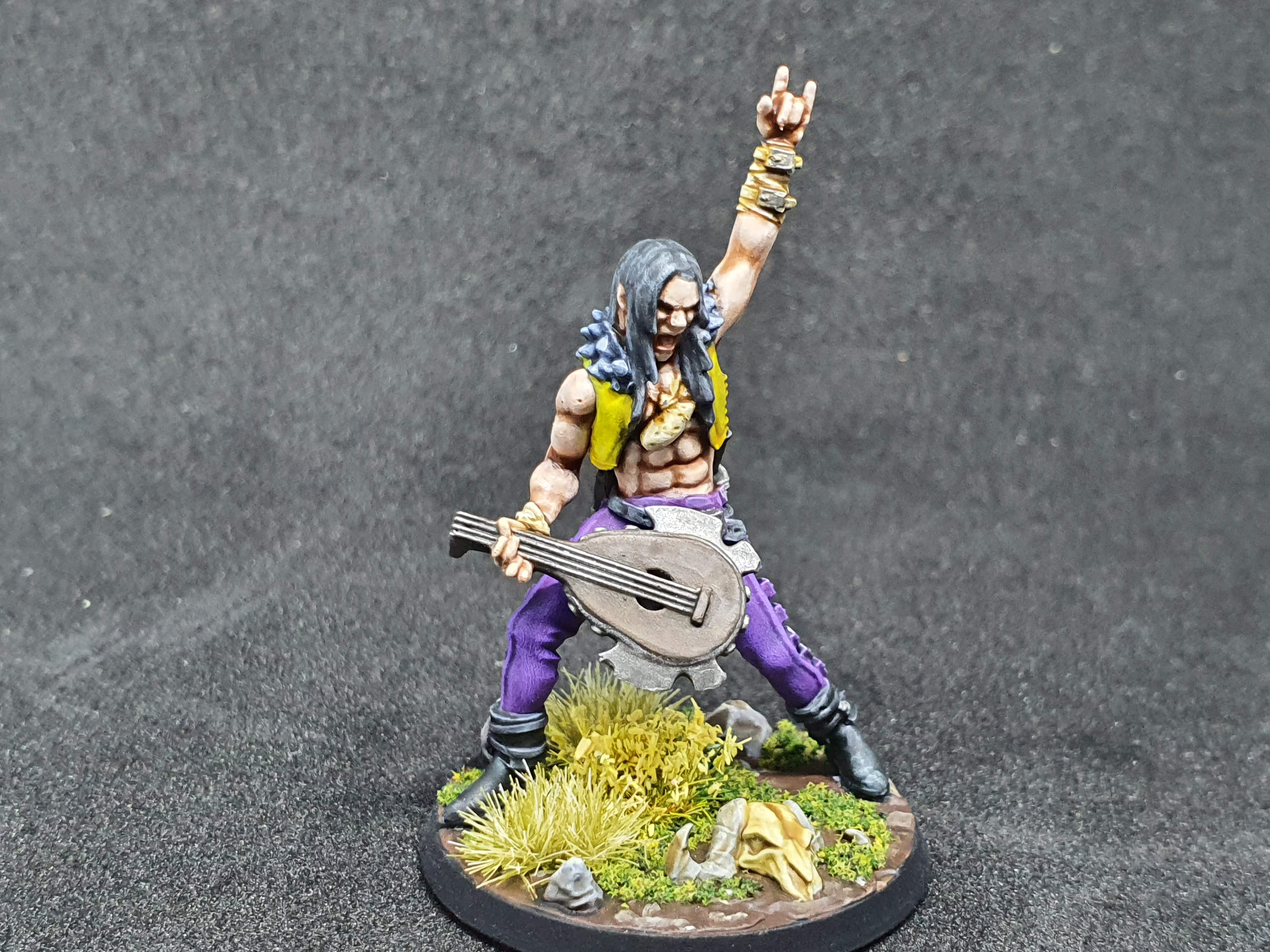 3D Printable Human Male Bard - Metal! (32mm scale miniature) by The ...