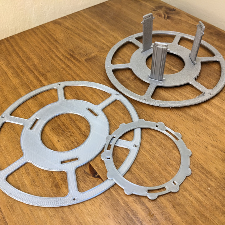 3D Printable Snap-Together "Master Spool" for Loose Filament (eSun ...