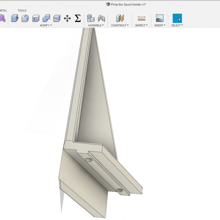 3D Printable Pimp the Kosssel Spool Holder by Stanley Boris