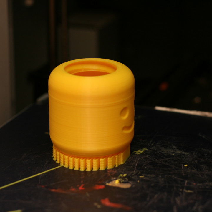 3D Printable Lego Head Container by Jason Suter