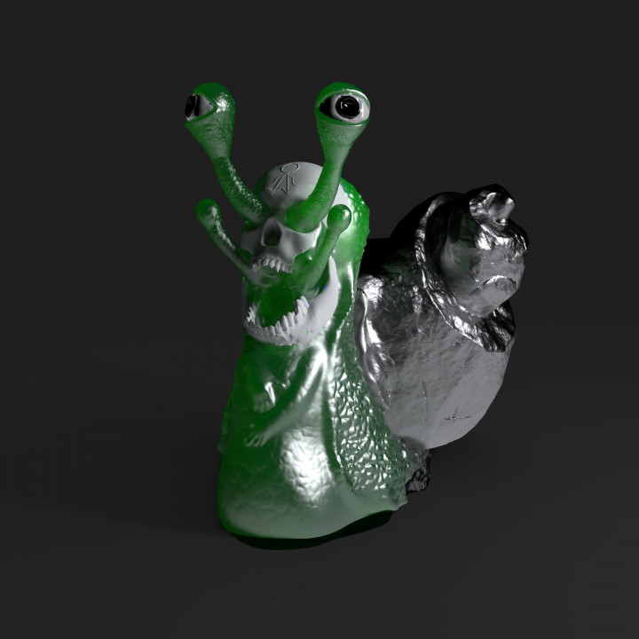 3D Printable Monster Snail by Oskar Lorentzon