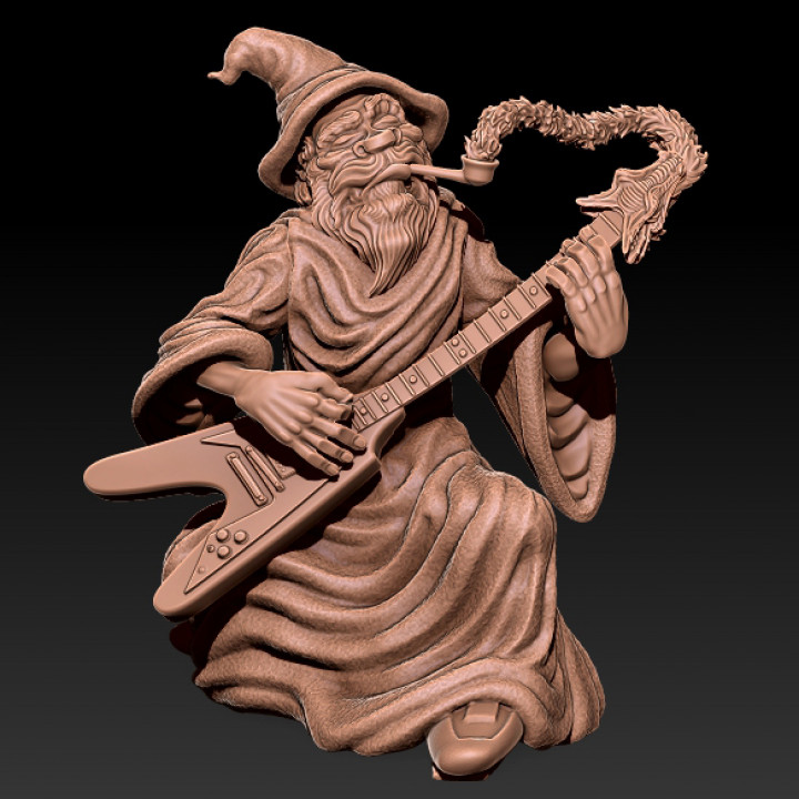 3D Printable Guitar Wizard by Richard Hanson