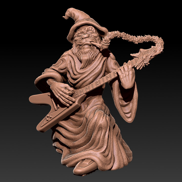 3D Printable Guitar Wizard by Richard Hanson