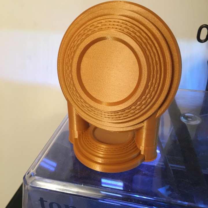 3D Printable Clay Target Trophy by Matthew Gray