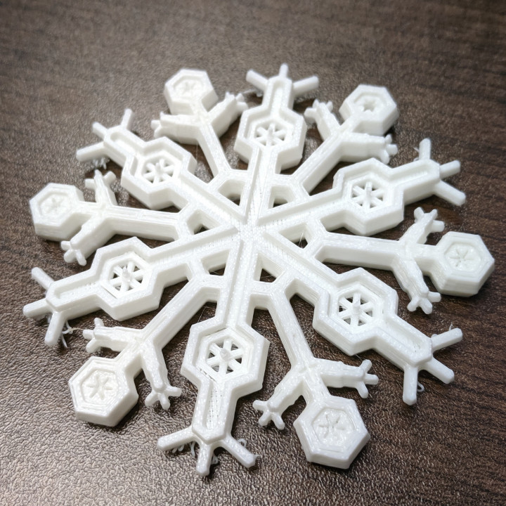 3D Printable snowflake-05 by Rich Williams