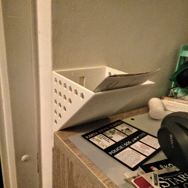 3D Printable Letter Organizer by Václav Bílý