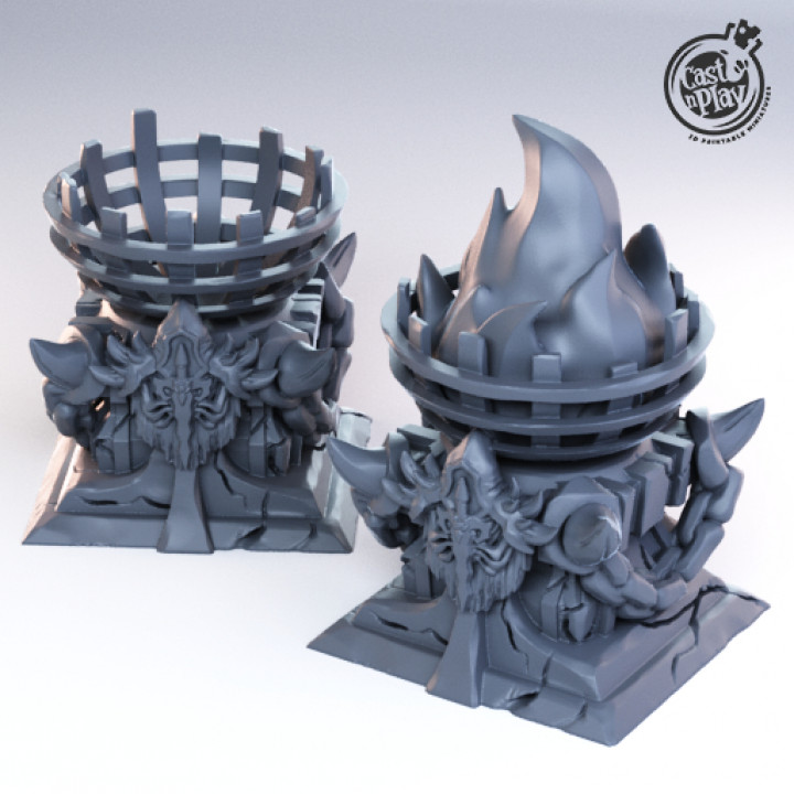 3D Printable Torches by Cast n Play