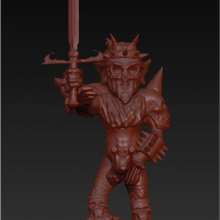 3D Printable GWAR: Oderus Urungus (Dave Brockie) by Nicolás Encina de ...
