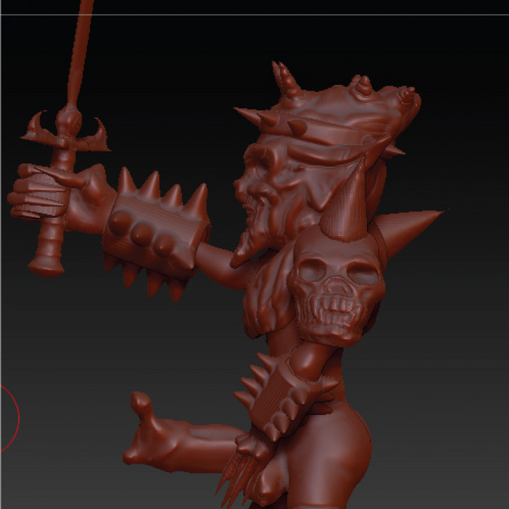 3D Printable GWAR: Oderus Urungus (Dave Brockie) by Nicolás Encina de ...