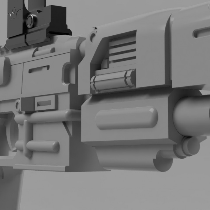 3D Printable Borderlands 3 Vladof Pistol Replica by Julio Flores