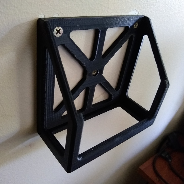 3D Printable Rugged NUC Wall Mount by FFFTechnology