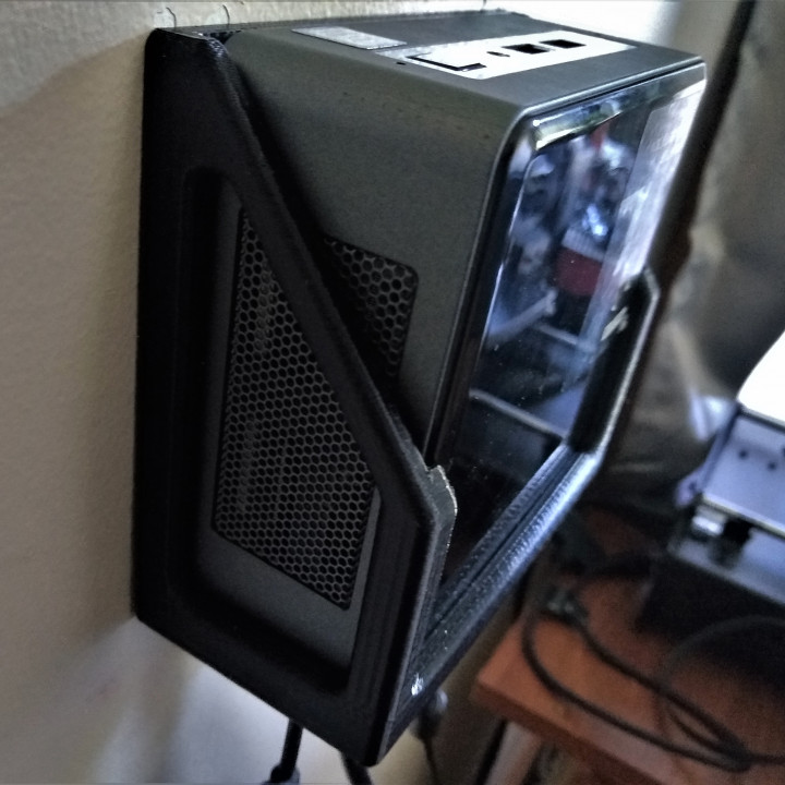 3D Printable Rugged NUC Wall Mount by FFFTechnology