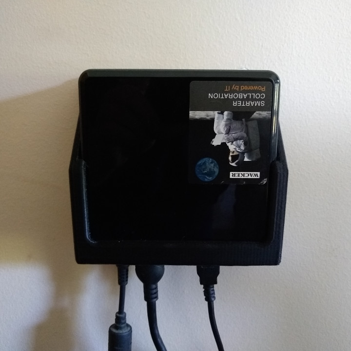 3D Printable Rugged NUC Wall Mount by FFFTechnology