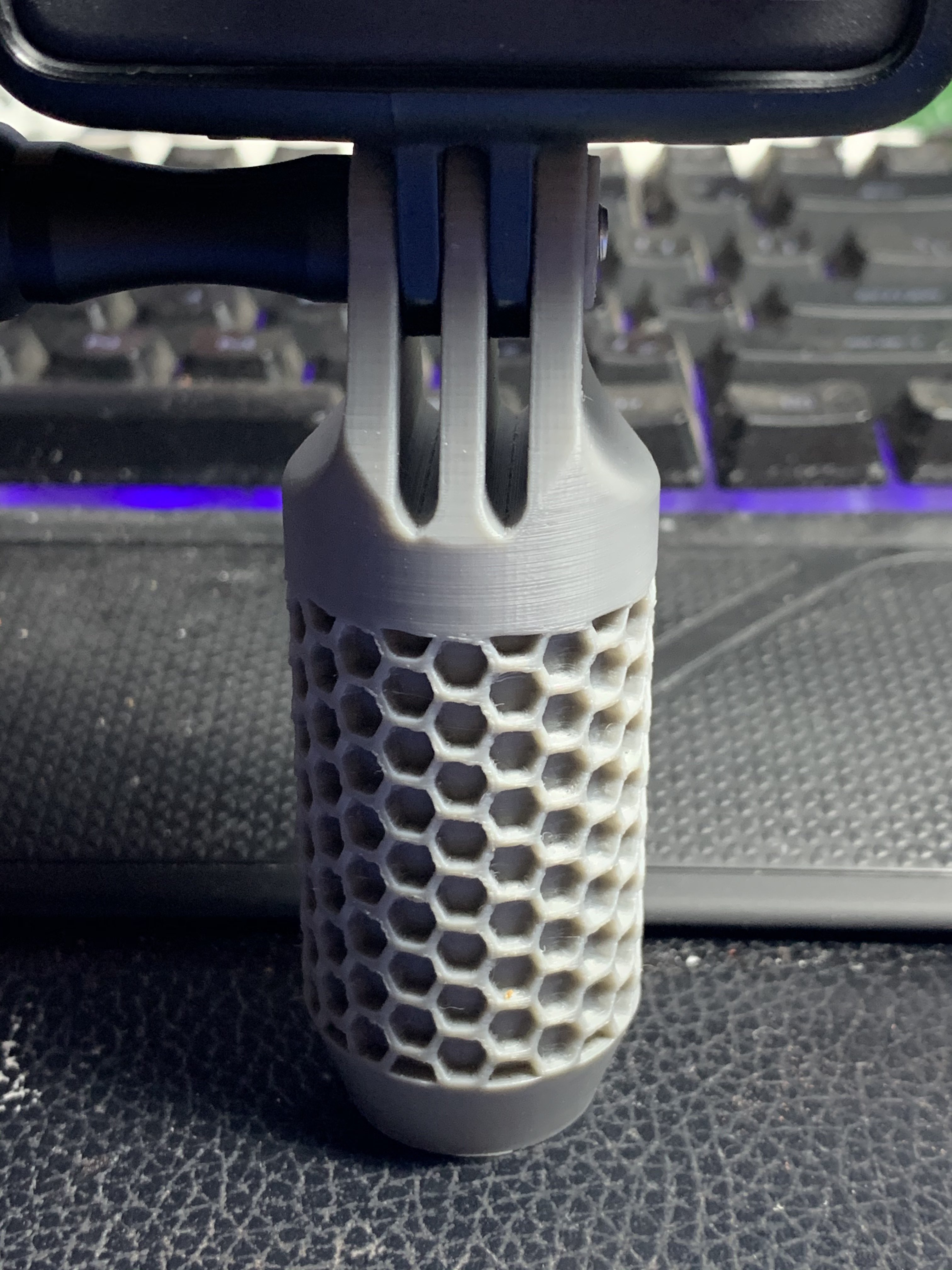 3D Printable Gopro handle by Robin Singh Holm