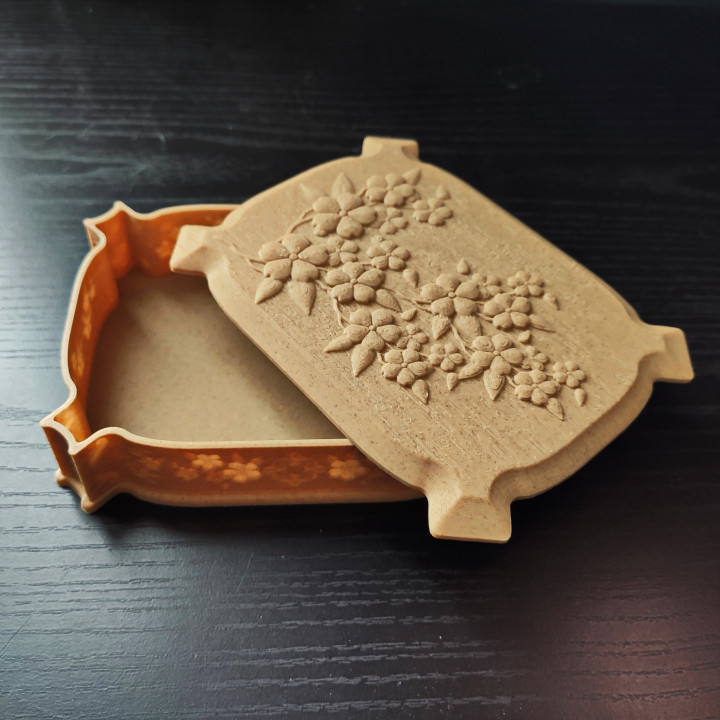 3D Printable Ornamental Box by Jukka Seppänen