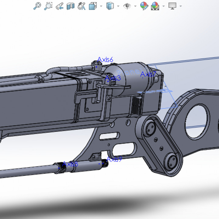 3D Printable Fallout Laser Rifle by Cianan Gordon