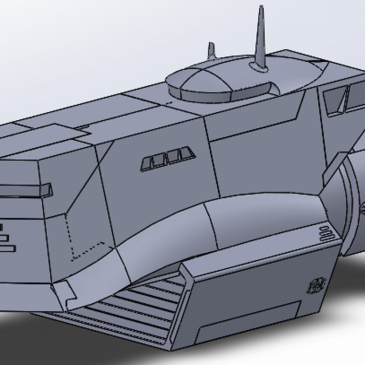 3D Printable Galaxy One by Cianan Gordon