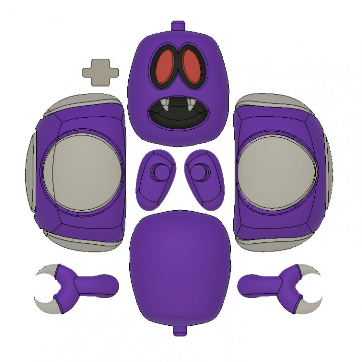 3D Printable Shroob by Zeke Howell