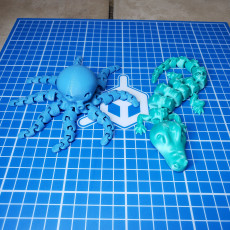 3D Printable Cute Mini Octopus by McGybeer