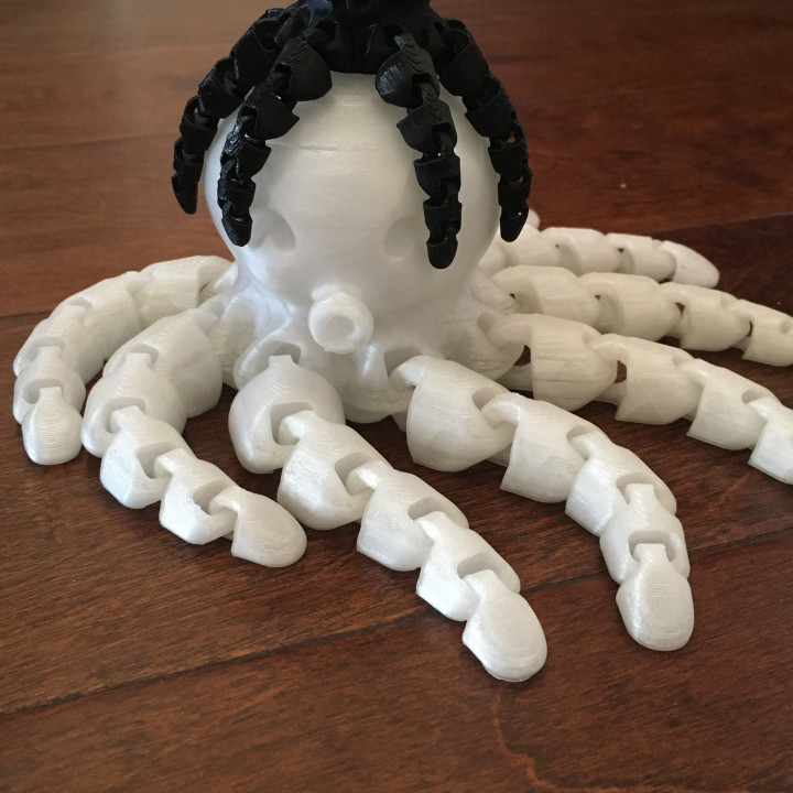 3D Print of Cute Mini Octopus by cooperthorne