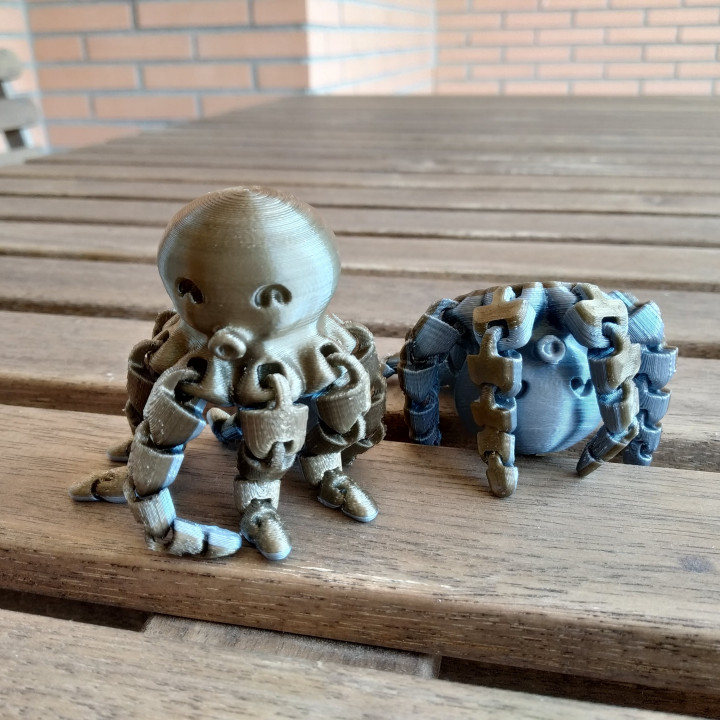 3D Printable Cute Mini Octopus by McGybeer