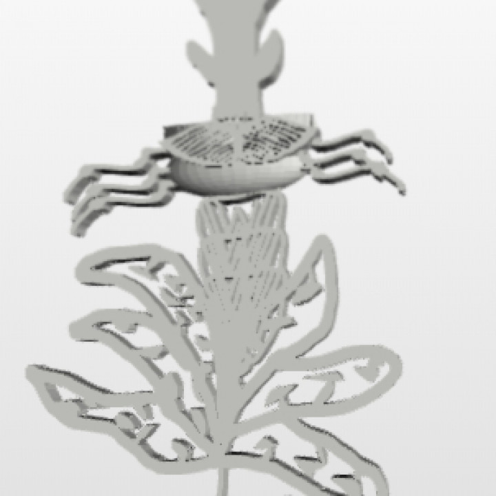 3D Printable Shichibi demon 7 naruto insect by Skrel