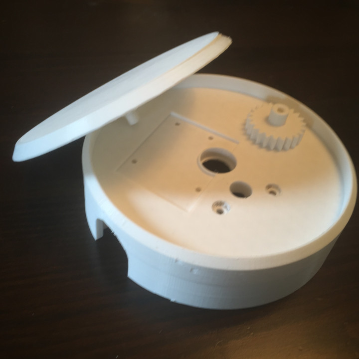 3D Printable 3D Printed Showcase Turntable - Powered by Arduino ...
