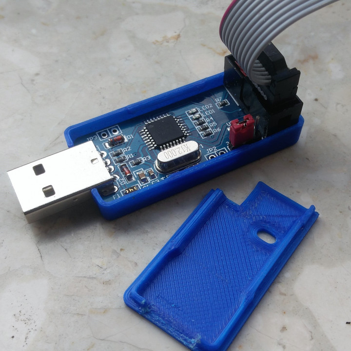 3D Printable Case for USBasp Programmer by Shaggy Dog