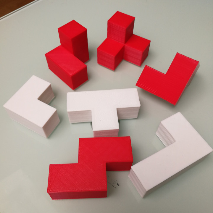 3D Printable Easy Puzzle Cube by procione92