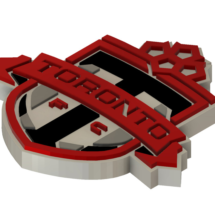 3D Printable Toronto FC logo by Anthony Reitan