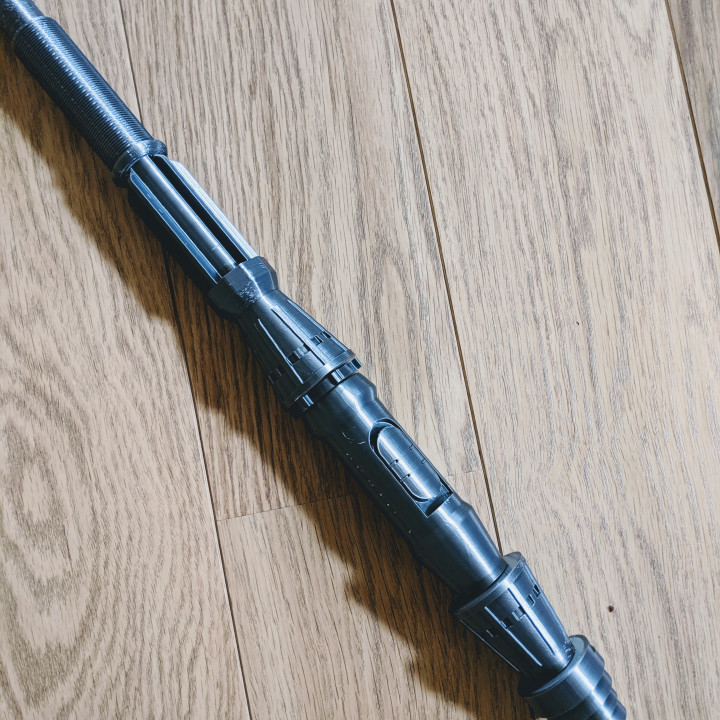 3D Printable Rey's Staff by Homemade Mistakes