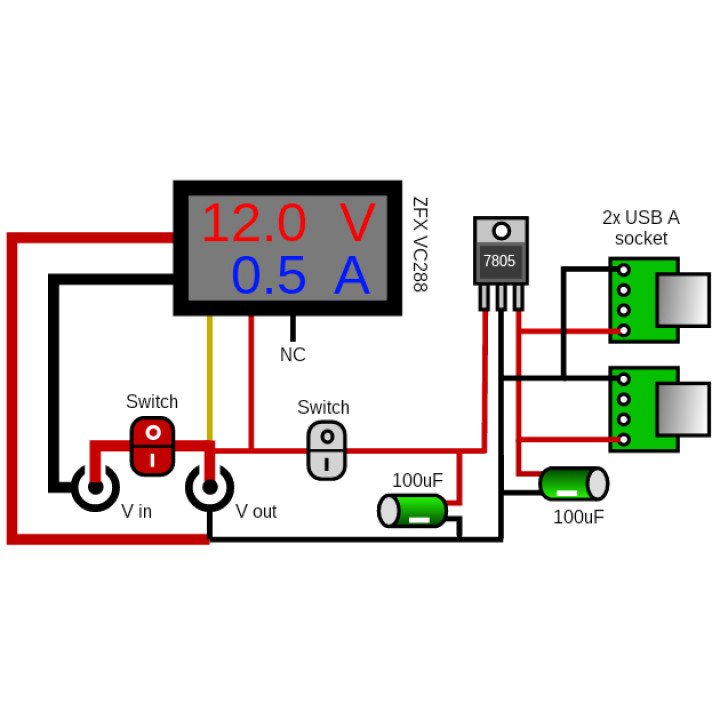 3D Printable Monoprice Select Mini (MPSM) v2 3D printer power console ...