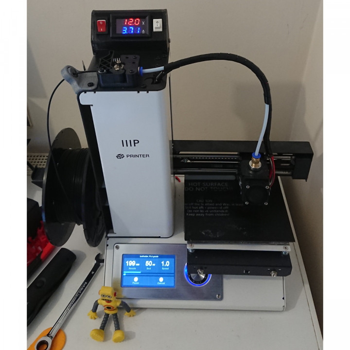 3D Printable Monoprice Select Mini (MPSM) v2 3D printer power console ...